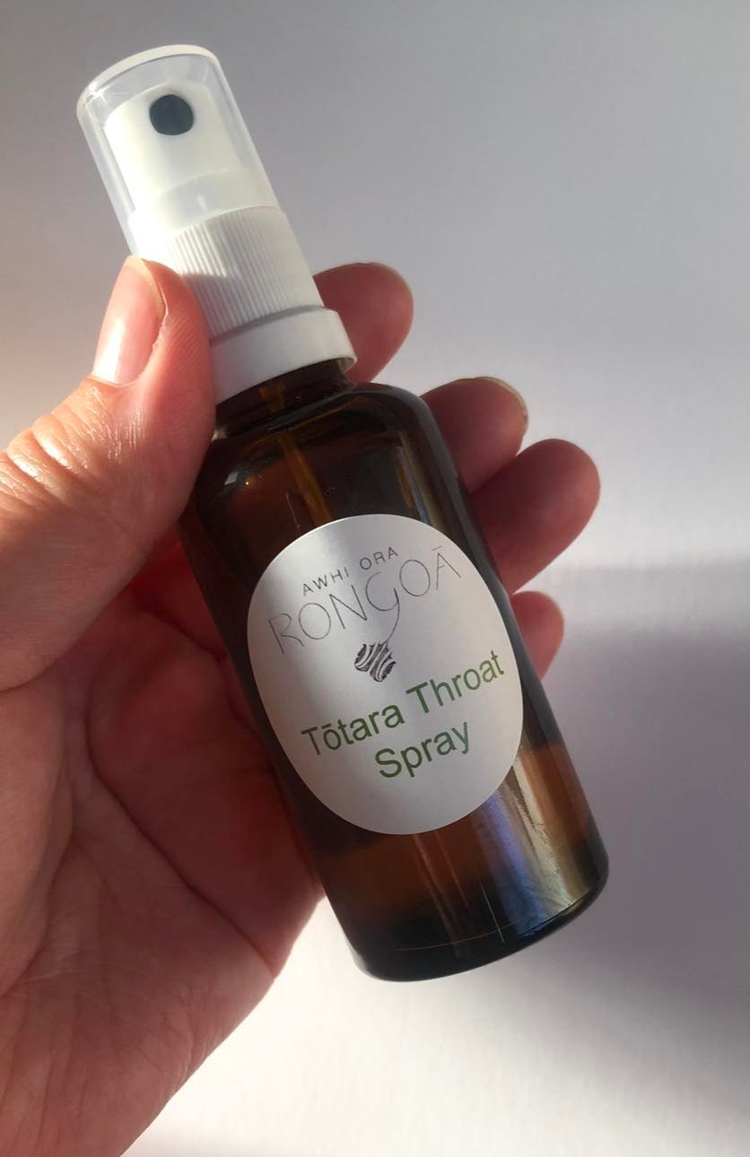Tōtara Throat Spray – Awhi Ora Rongoā