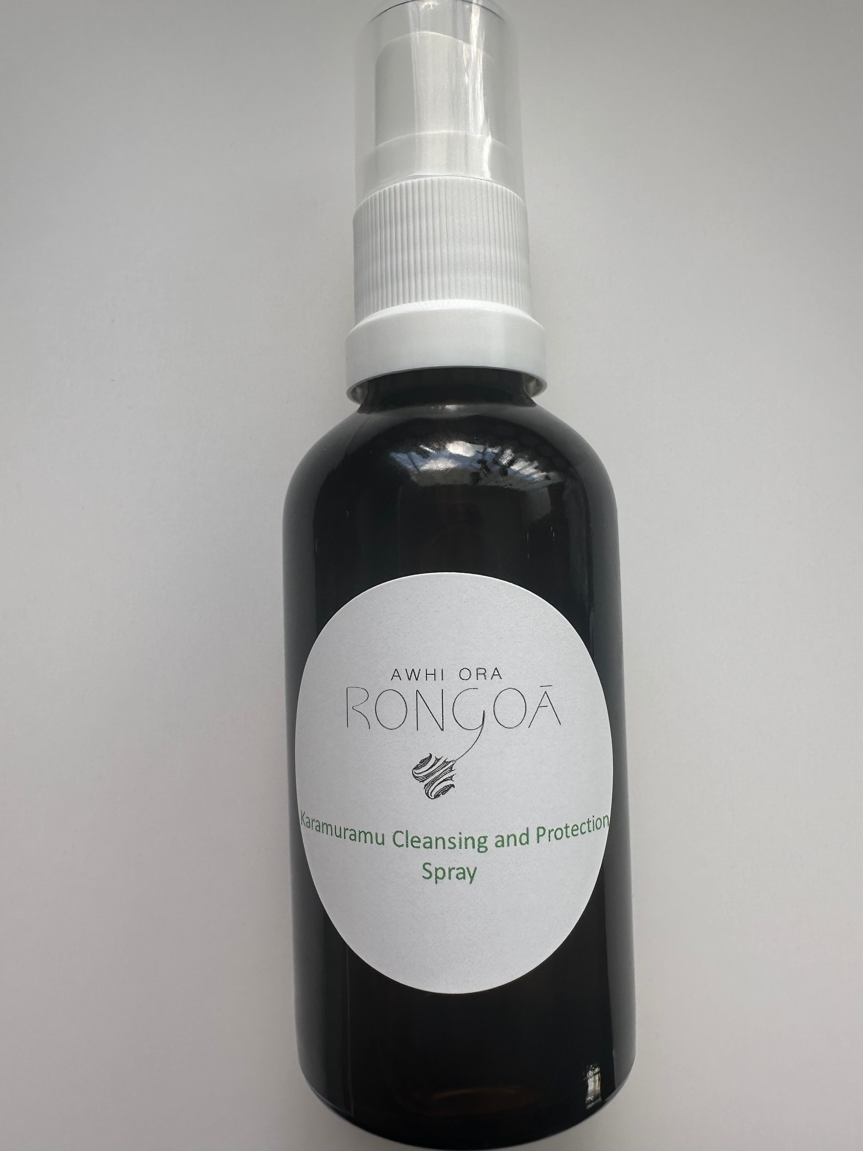 Karamuramu Clearing and Protection Spray – Awhi Ora Rongoā